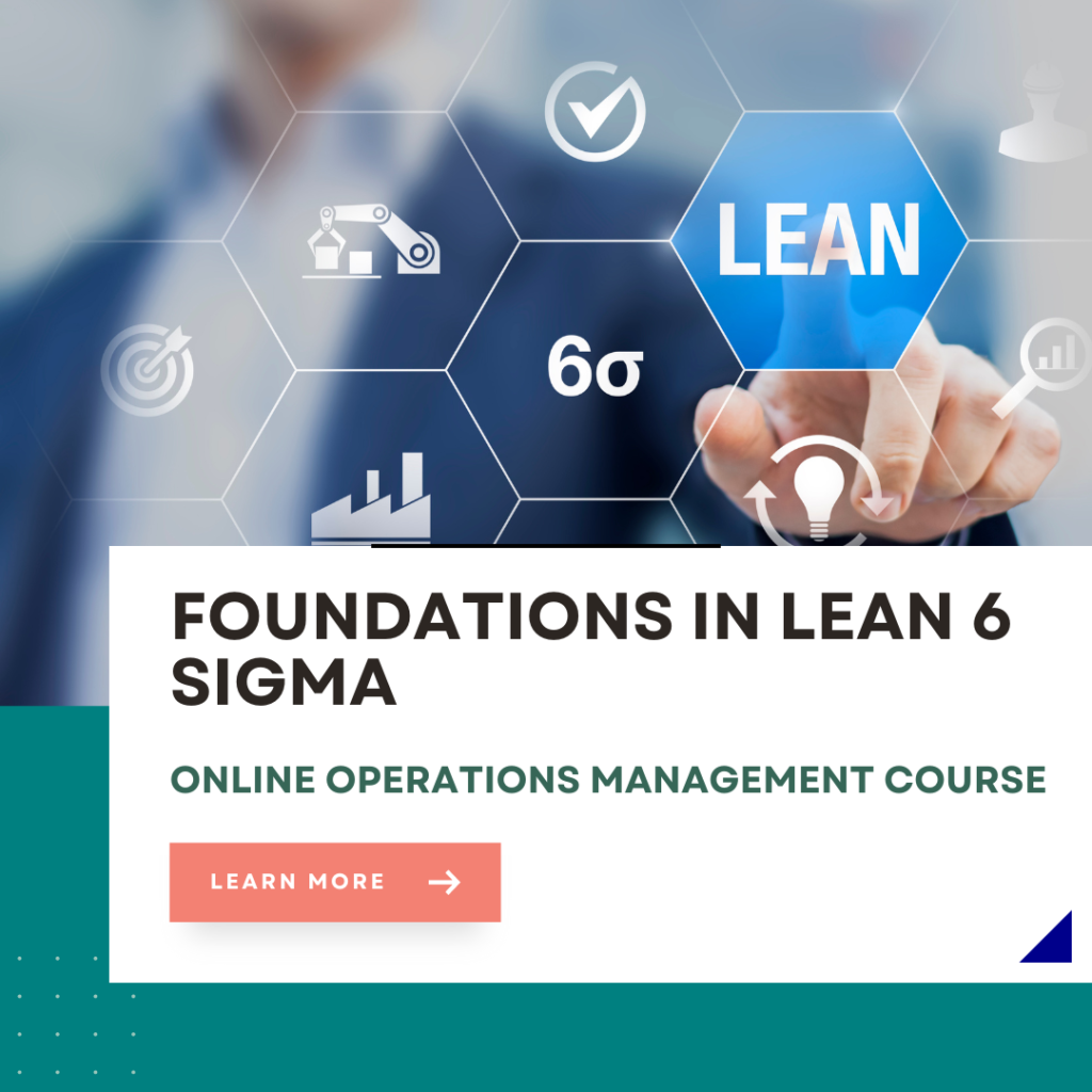 Foundations in LEAN 6 SIGMA - Global Management Academy