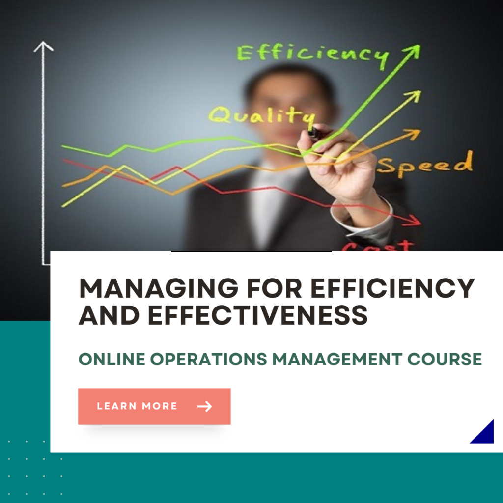 Managing for Efficiency and Effectiveness - Global Management Academy