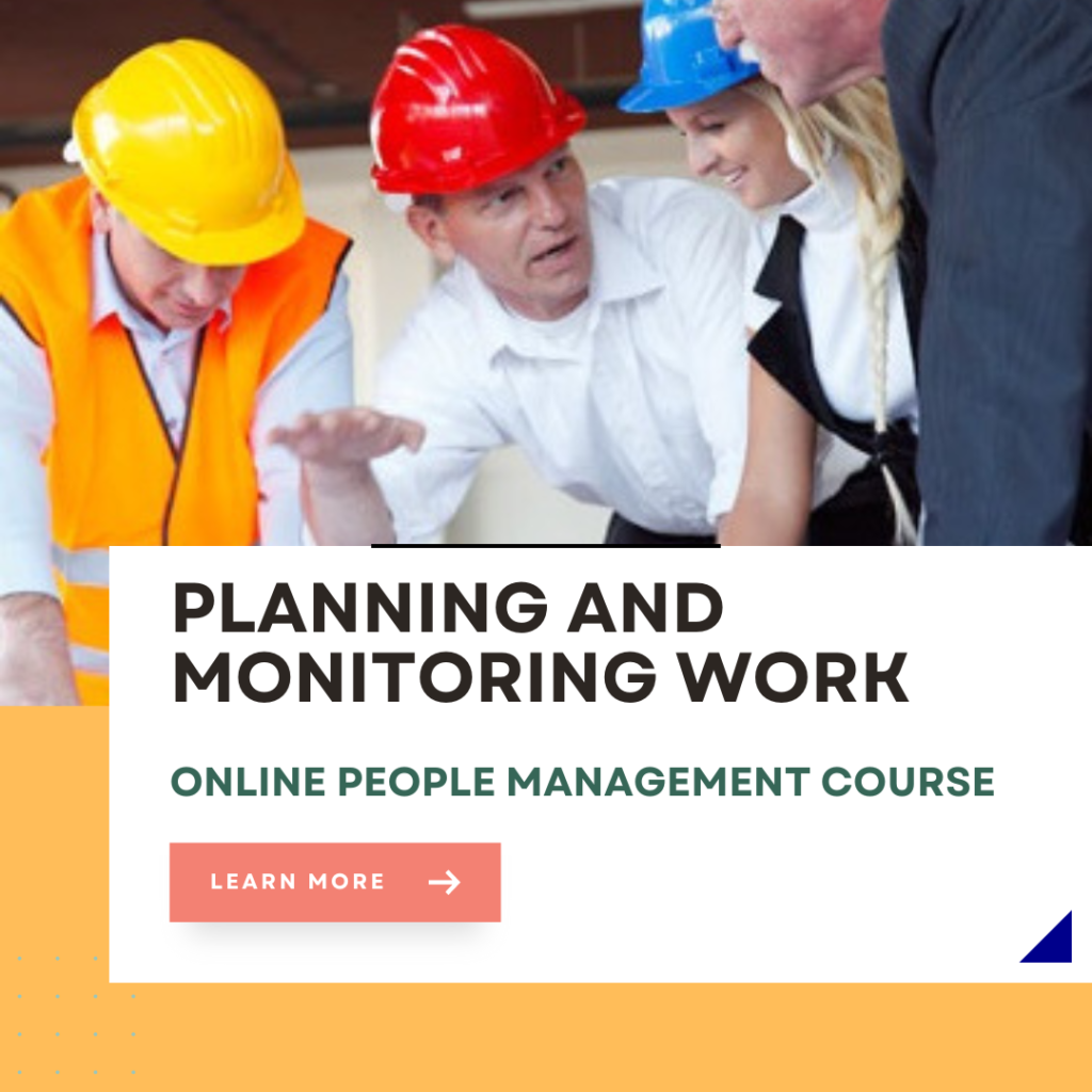 Planning and Monitoring Work - Global Management Academy