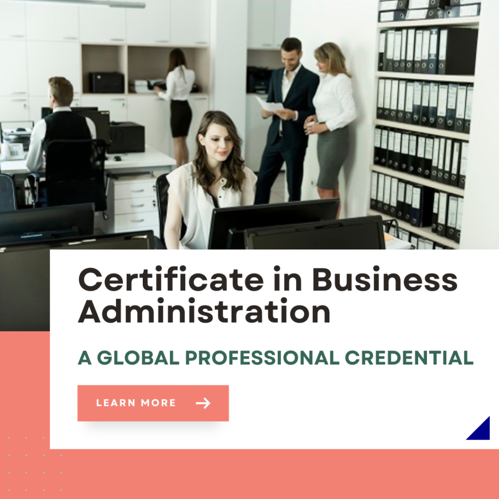 Finance and Administration Credentials - Global Management Academy