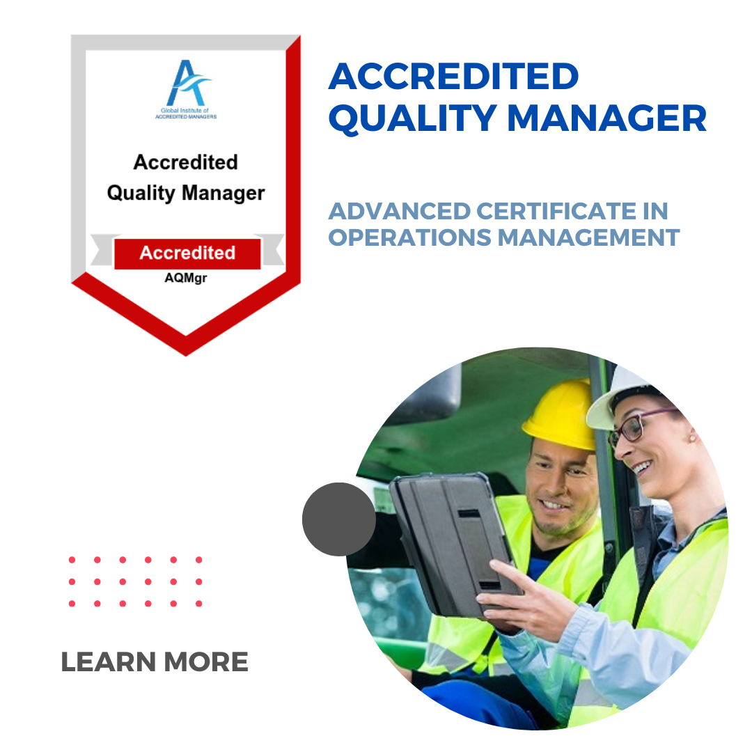 Advanced Certificate in Operations Management - Global Management Academy